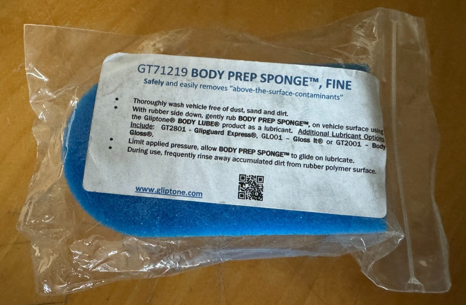 Gliptone GT71219 Body Prep Sponge Fine - Blue | eBay