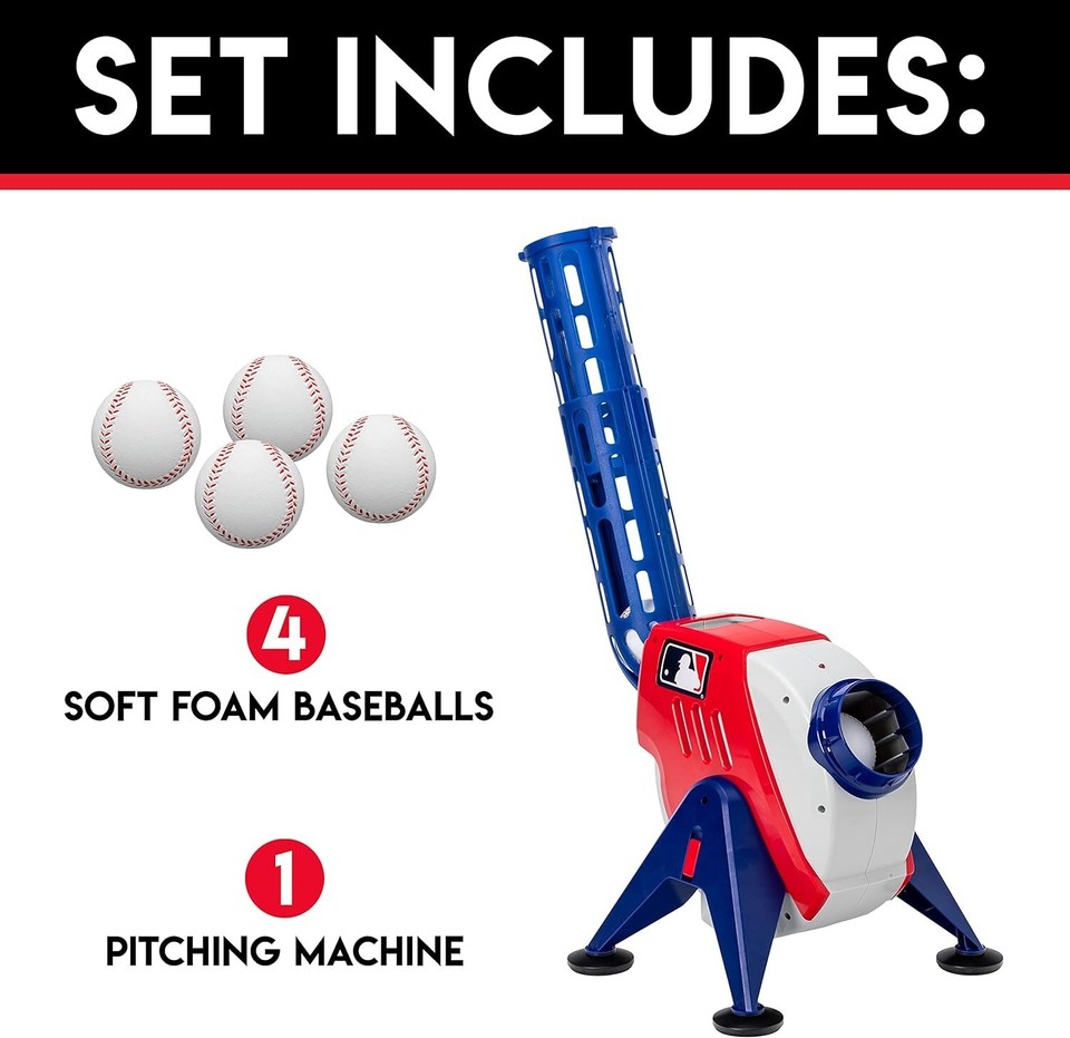 Pitching Machine Baseball Softball Jugs Combo Pitch Batting Balls ...