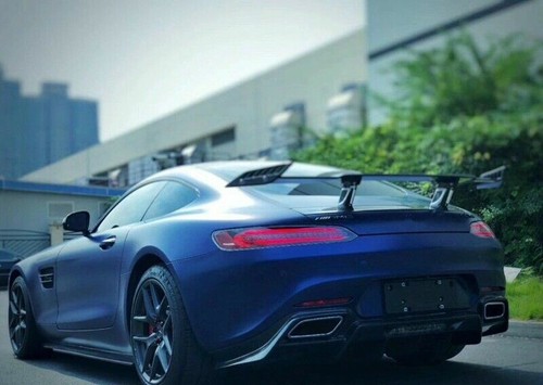 Carbon Fiber GT GTS Rear Spoiler Wing For Mercedes Benz AMG GT Re Style ...