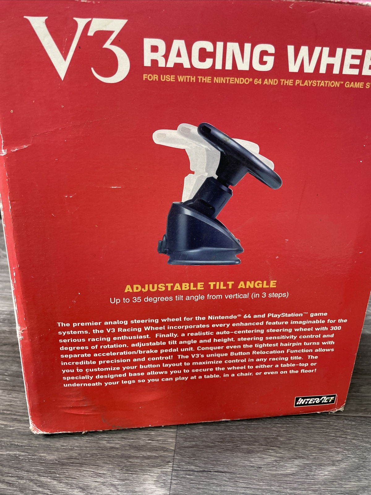 InterAct+V3+Racing+Wheel+Nintendo+64+PlayStation+Driving+Steering ...