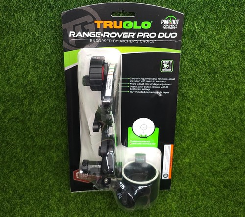 TruGlo Range Rover Pro Duo R/G Dot Archery Bow Hunting Sight, Black ...