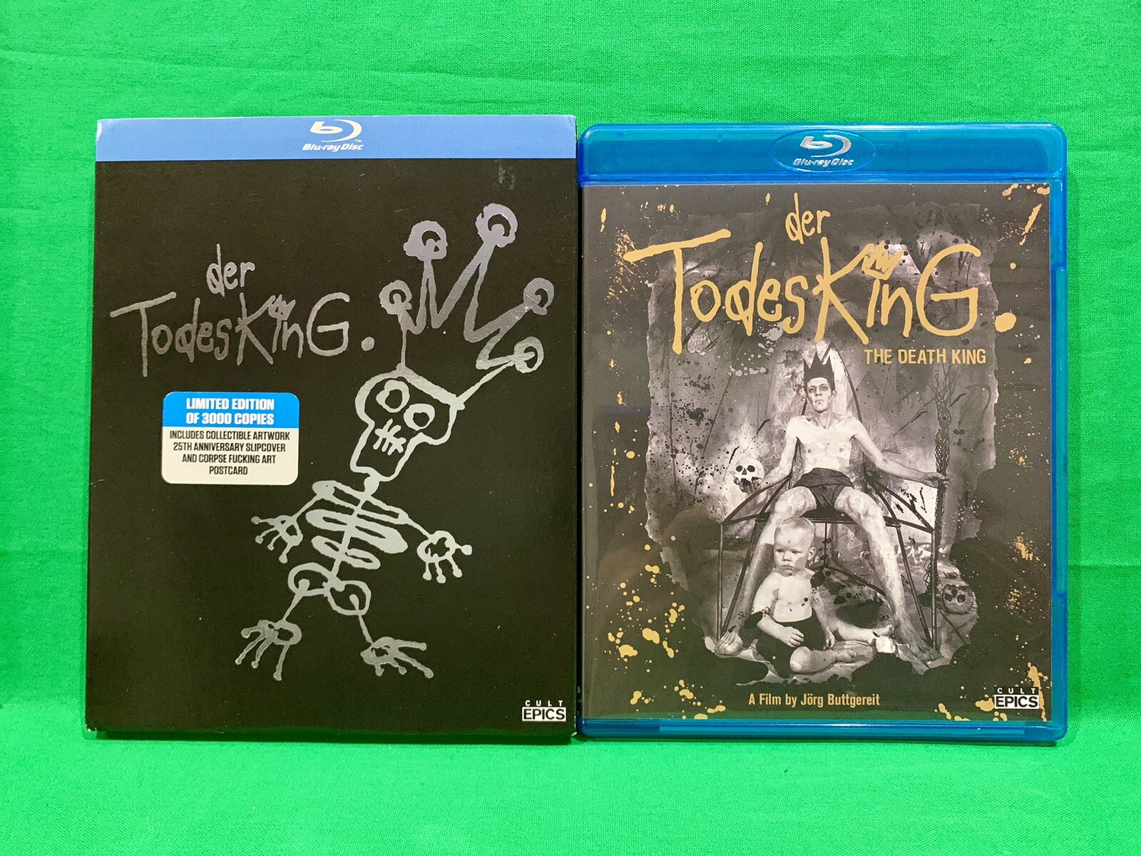 Der Todesking (Blu-ray W/ SLIPCOVER, 1990, Cult Epics) Punched Barcode ...