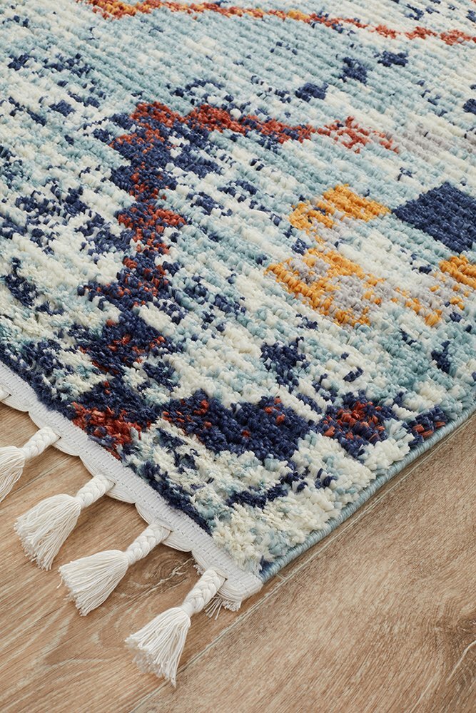 NOMAD MARRAKES Modern Moroccan Shaggy Rug Large Floor Mat Carpet *FREE ...