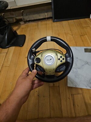 Genius Twin Wheel F1 Vibration Feedback Steering Wheel for PC ...