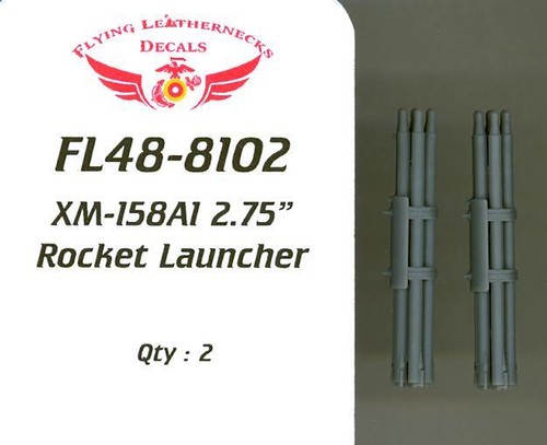 Flying Leatherneck Models 1/48 XM-158A1 2.75" ROCKET LAUNCHER (2) Resin ...