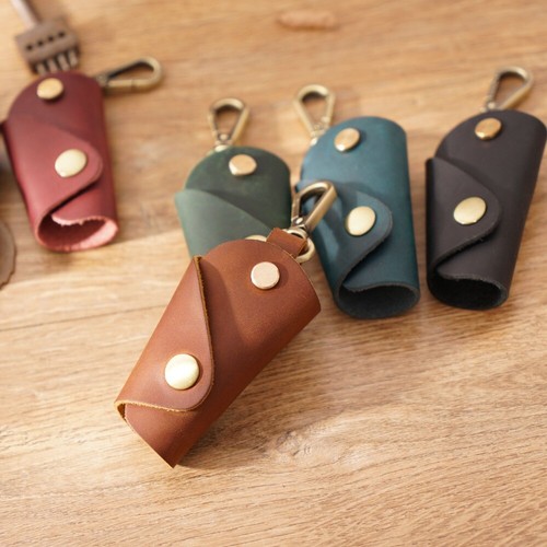 Cowhide Handmade Mini Key Case Mini Portable Key Case Women | eBay ...