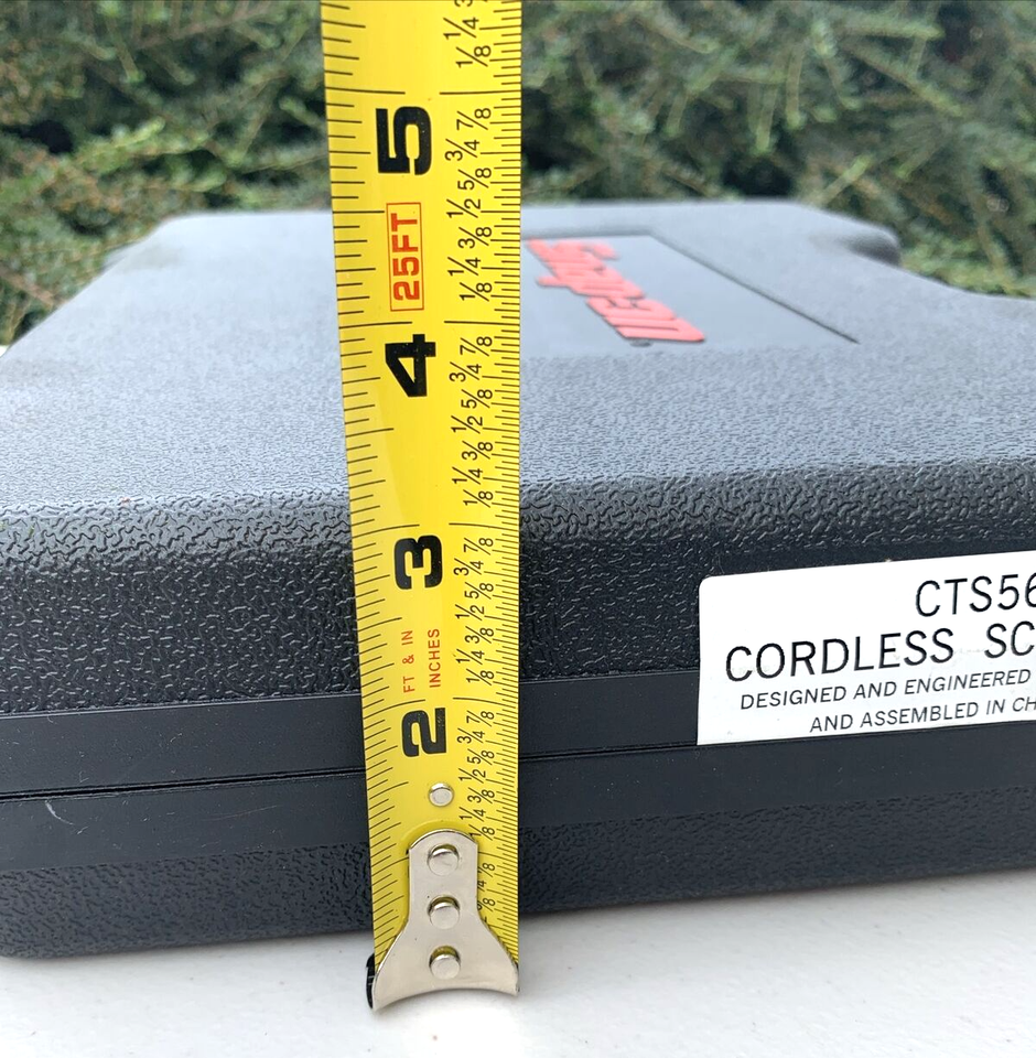 Snap On Cordless Screw Driver CTS561CL Hard Case And Manual ONLY 11x15 ...