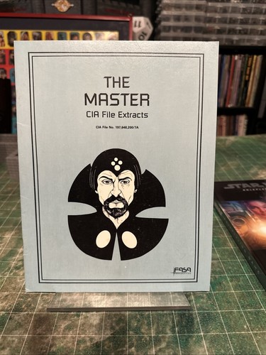 The Master CIA File Extracts Dr. Doctor Who Role Playing Game FASA | eBay