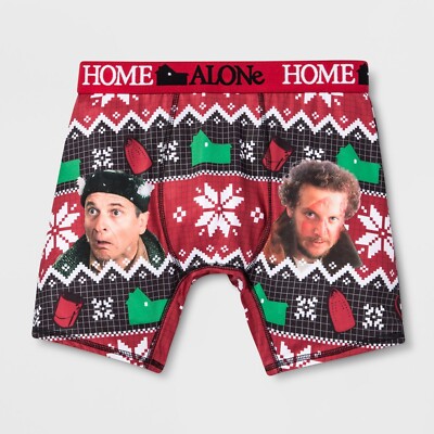 Men's Home Boxer Briefs Home Alone XL Xmas Holiday | eBay