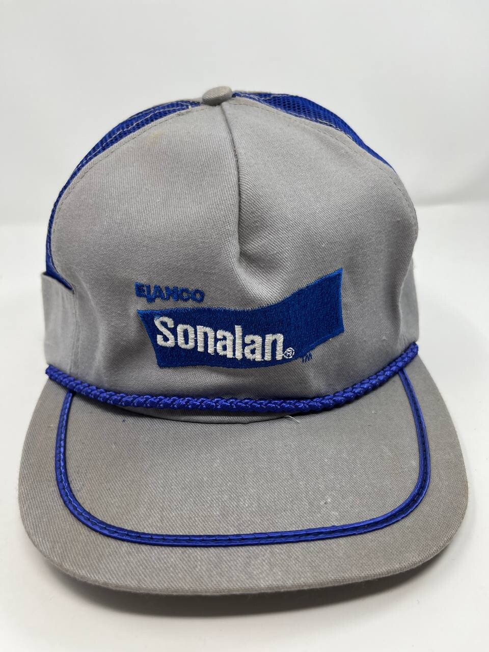 Vintage ELANCO SONALAN Herbicide Farm Gray / Blue Tru… - Gem