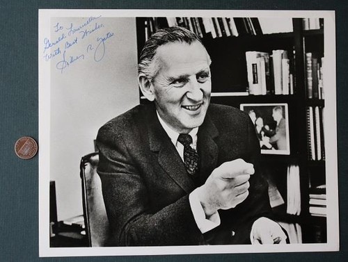 1965-99 Illinois Congressman Sidney R Yates autographed old photo Died ...