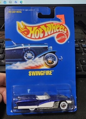 1991 Hot Wheels Blue Card SWINGFIRE #214, Brand NEW..MINT | eBay