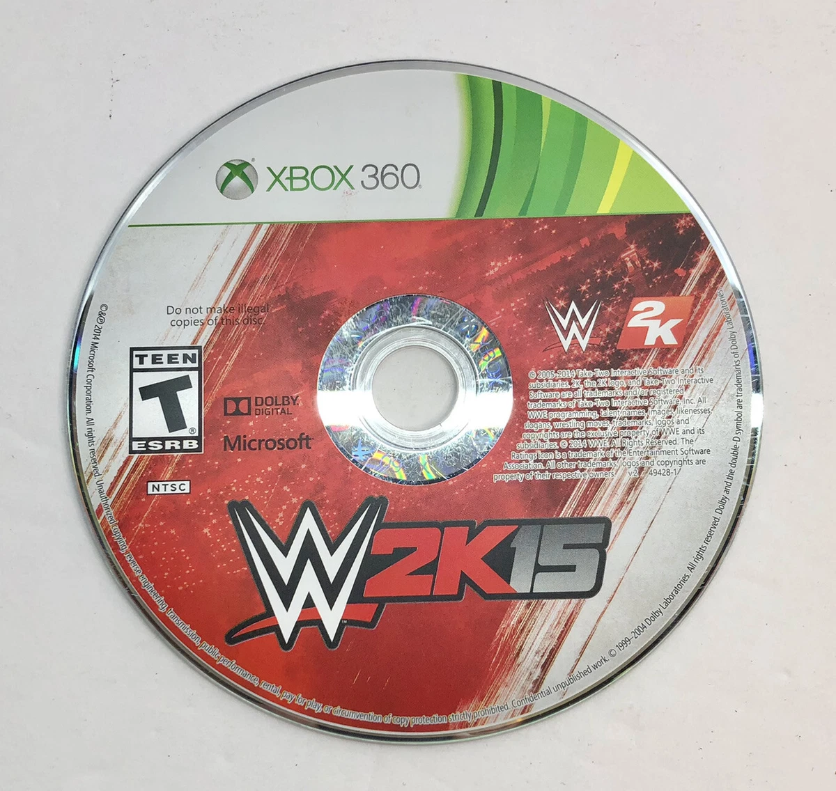 Wwe 2k15 Xbox 360