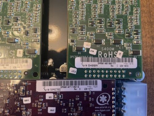 Digium TDM800P 8 Port Analog PCI card with 8 FXS and Echo Module ...