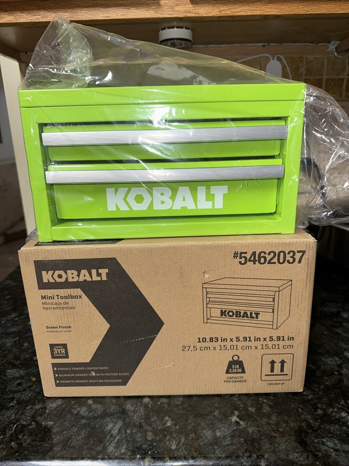 New KOBALT MINI TOOL BOX LIME GREEN Unopened Factory Box | eBay