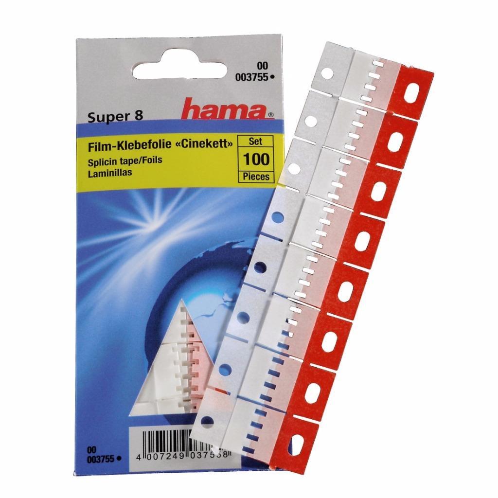 Hama Klebe Tape Für Super 8 Pack 100 Verbindungs Tabs Film Spleißen ...