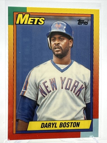 1990 Topps Traded TIFFANY Daryl Boston Baseball Card #11T Mint FREE ...