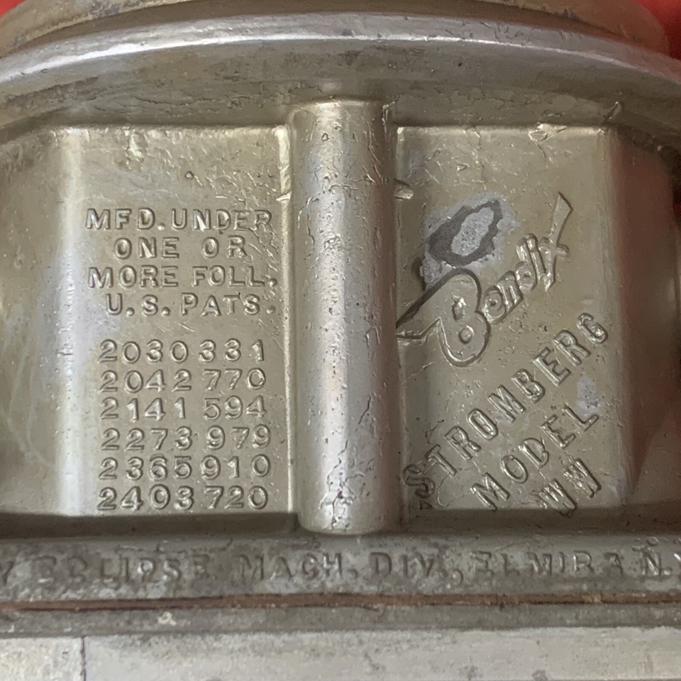 Rebuilt Stromberg WW 2-Barrel Carburetor 3-124 1955 Mopar Dodge 270 Red ...