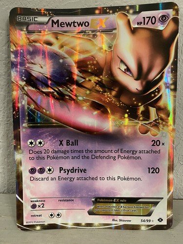 Jumbo Mewtwo EX Holo Pokemon Card 54/99 - Next Destinies Set (2012) | eBay