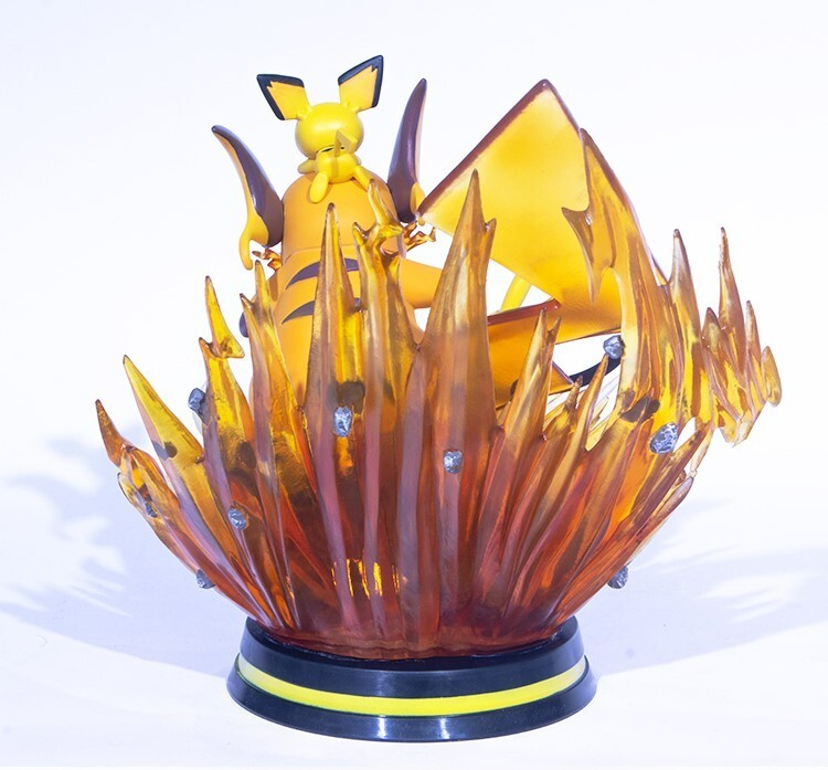 Pokémon Raichu Evolution 28cm COLLECTIBLE STATUE Anime Action Figure | eBay