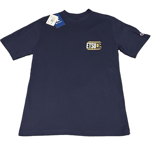 Champion M East Tennessee State Buccaneers ETSU T-Shirt Navy Blue NWT ...