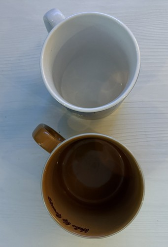 Disney Wake Up Grumpy & Goofy 26 OZ Oversized Mugs Set Of 2 Couples ...