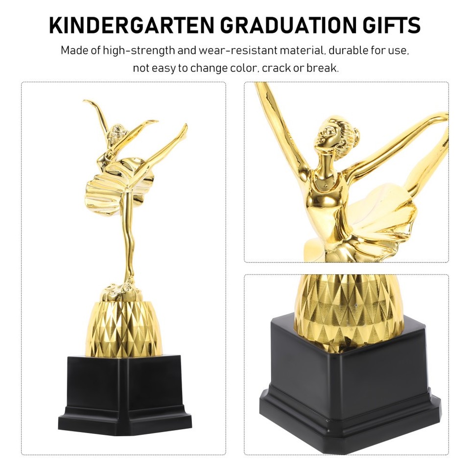 2pcs Ballet Dance Award Trophy Ballet Female Trophy for Women Girls and ...