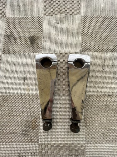 Harley Vintage Chopper Handlebar Risers Knucklehead Shovelhead Ironhead ...