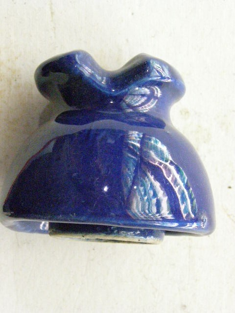 U-625A cobalt blue THOMAS porcelain insulator, mint condition | eBay
