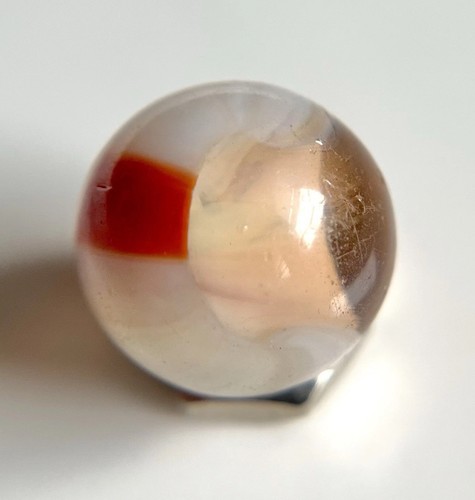 🍓Vitro Agate Tri Lite Helmet Patch Marble Translucent Red & Pink NM .61 ...