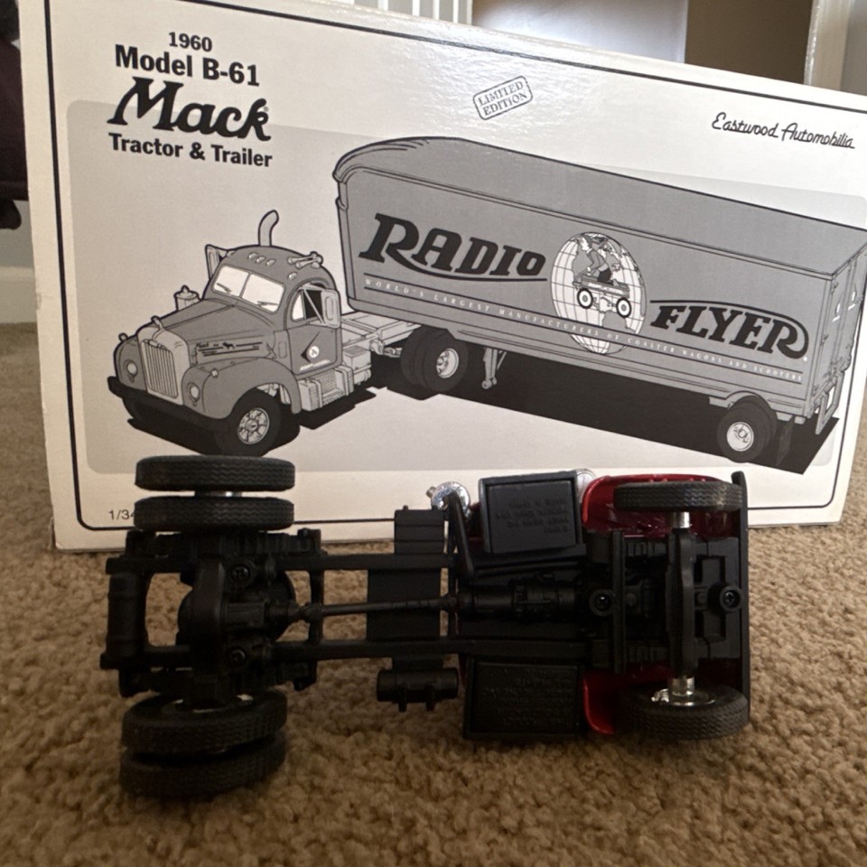 Eastwood Automobilia Mack B-61 1:34 Radio Flyer Red Diecast Tractor ...