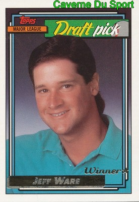 414 JEFF WARE DRAFT PICK TOPPS GOLD WINNER BASEBALL CARD 1992 | eBay