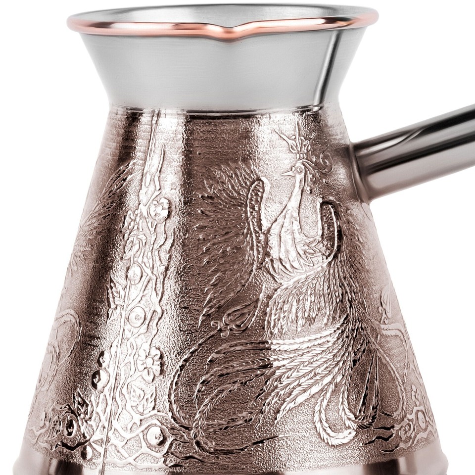 Copper Cezve Turkish Armenian Coffee Pot Turka Турка Ibrik Coffee Maker ...