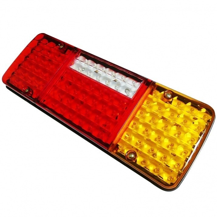 2 LED Rear Tail Lights 12V For Iveco Ducato Renault Peugeot VW Truck ...