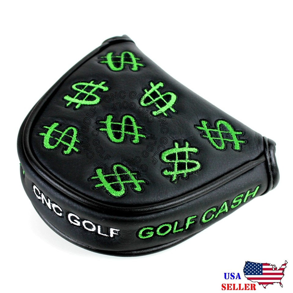 Cash Money Black MALLET Magnetic Putter Cover For Scotty Cameron ...