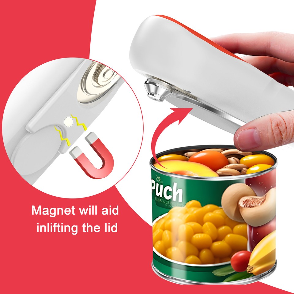 Electric Multi Can Opener Rechargeable w/cutter head for Commercial ...