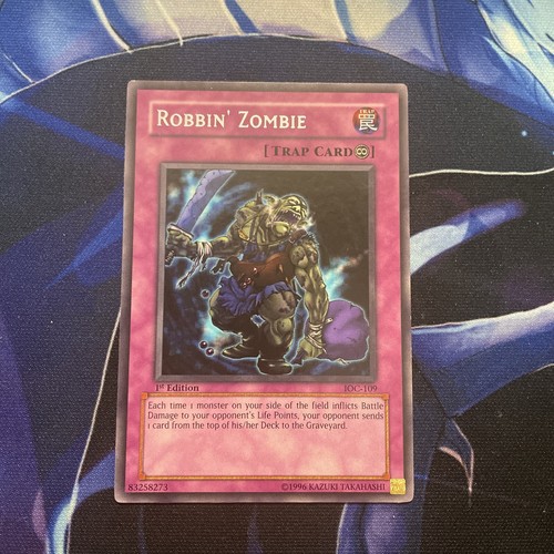 Yugioh! Robbin' Zombie IOC-109 Rare 1st Edition NM | eBay