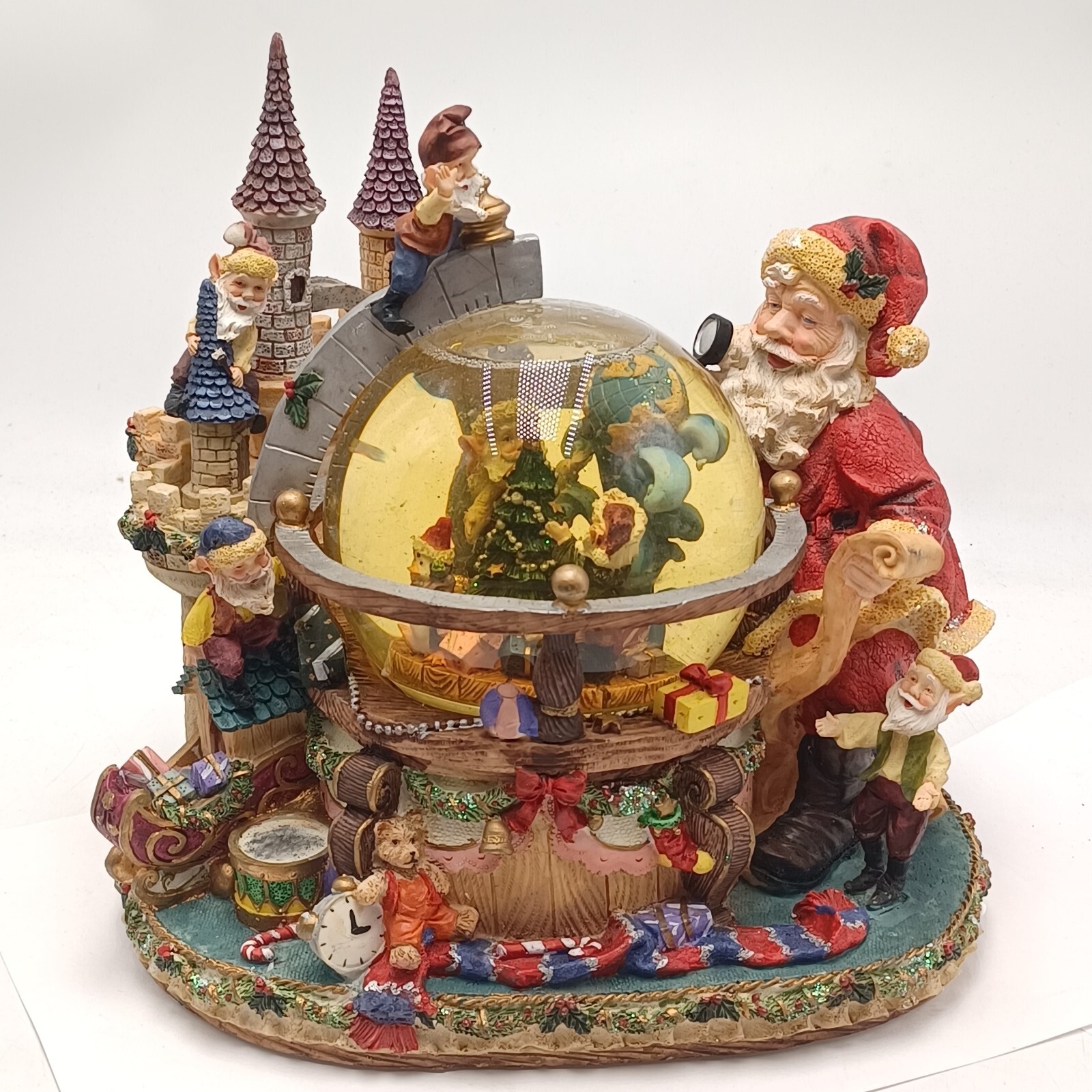 Grandeur Noel Musical Water Globe Christmas Collectors Edition 2000 ...