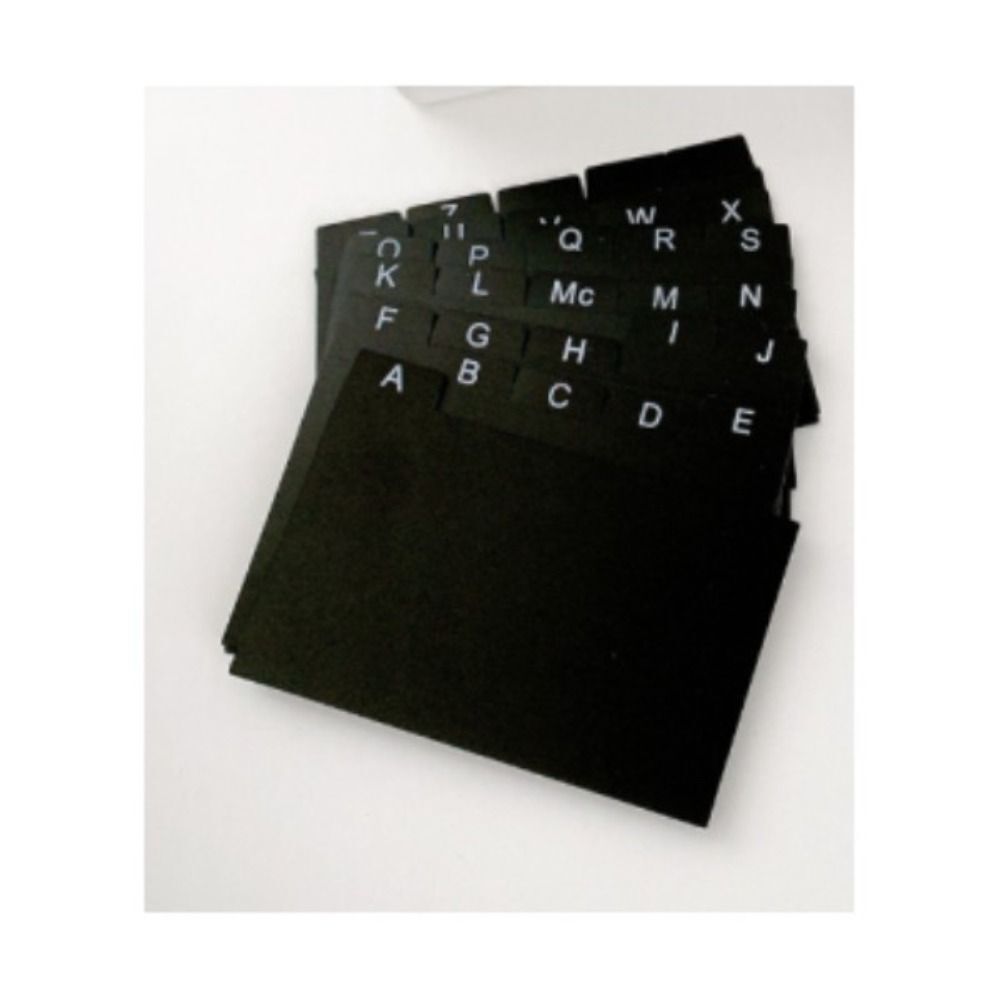 30 PCS Alphabetical File Dividers Blank Dividers Card Guides Index Card ...