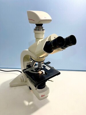 Leica DMLS Microscope W/ C Plan Objectives 100x, 63x 40x 20x DHL Ship ...