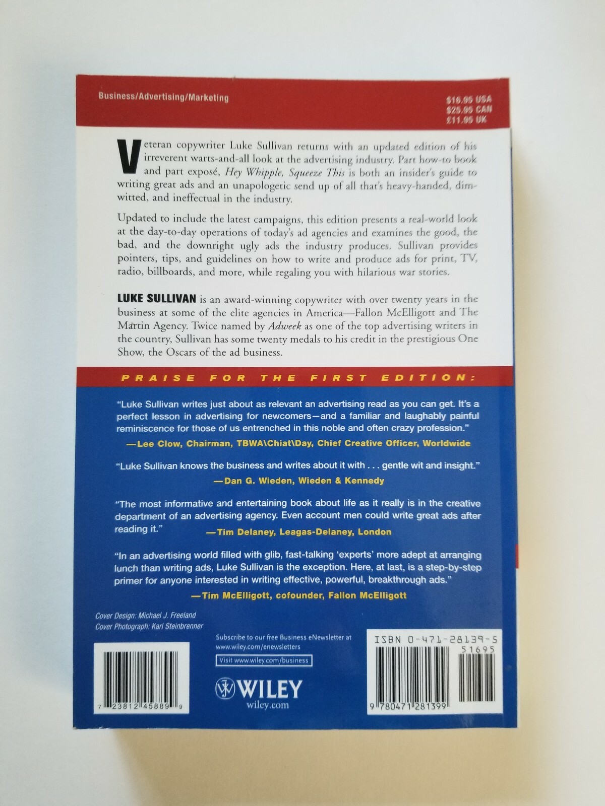 Hey, Whipple, Squeeze This: A Guide to Creating Great Ads, 2nd Ed. Luke ...