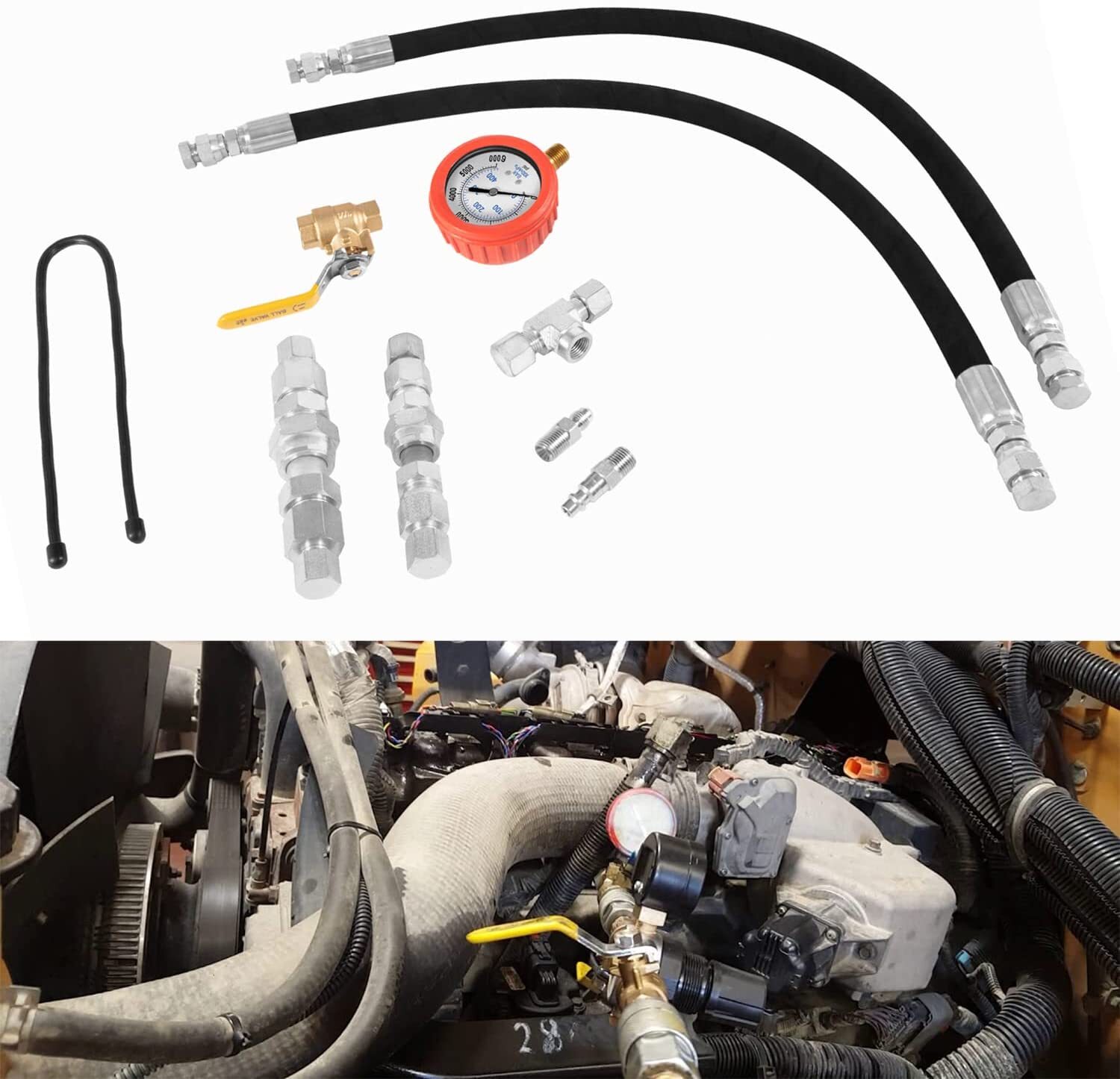 High Pressure Oil Test Tool for International MaxxForce DT9 DT10 DT466 ...