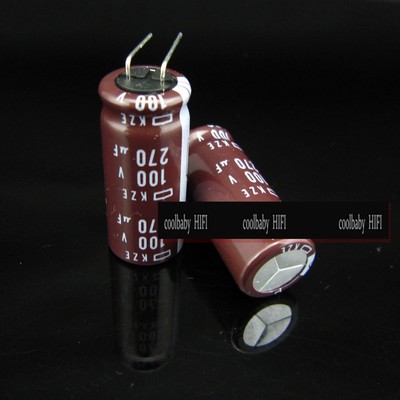 20pcs NCC Nippon Chemi-Con KZE 270mfd 100V 270UF electrolytic Capacitor ...