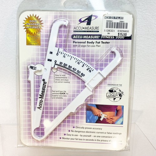 AccuMeasure Fitness 3000 Personal Body Fat Tester Caliper Gold Standard ...