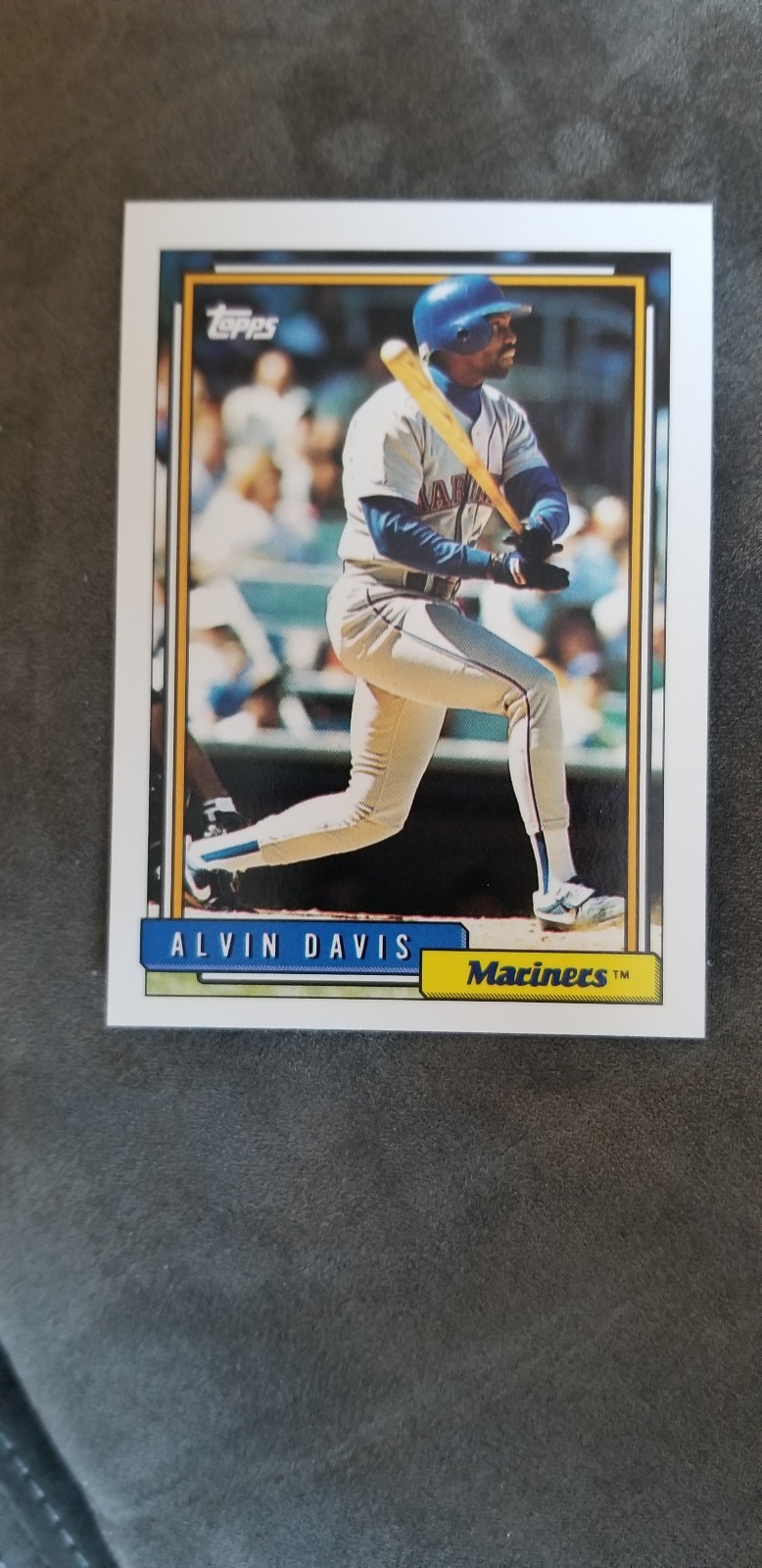 1992 Topps Seattle Mariners Baseball Card #130 Alvin Davis | eBay