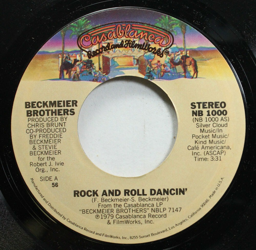 Rock 45 Casablanca - Rock And Roll Dancin' / You Can Love On Beckmeier ...