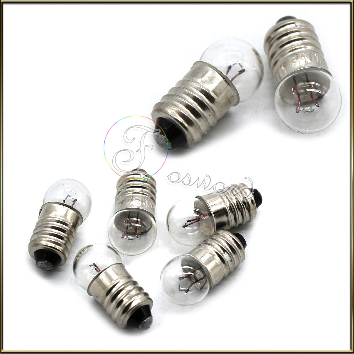 2.5V 3V 3.8V 6V Screw In Bayonet Mini Light Bulbs Lamps LED Yellow Lab ...