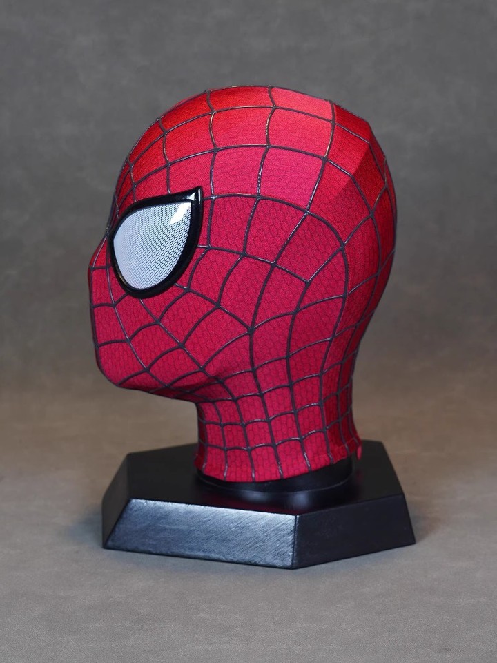The Amazing Spider-Man Wearable Face Shield Cosplay Mask w/Front Shell ...