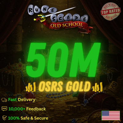 🔥 50M Old School Runescape Gold GP OSRS 🔥 | ⚡ FAST Delivery ~5 mins ⚡ ...