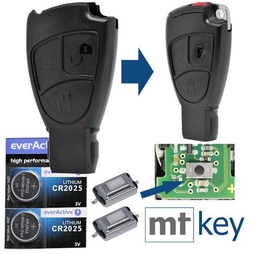 Wireless key smart key housing for Mercedes Benz R230 SL until 2006 ...